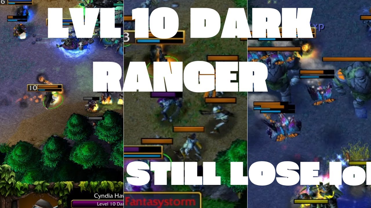 [NE] LVL 10 DARK RANGER 🌚 ! 4V4 WC3 - YouTube