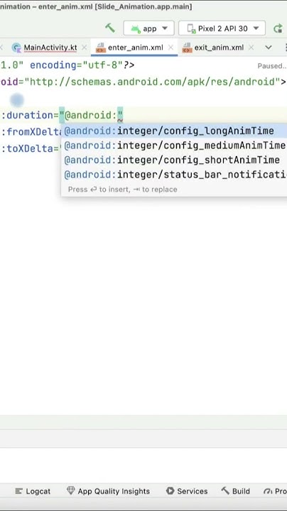 How to Use Slide Transitions in Activities | Android Studio Guide - YouTube