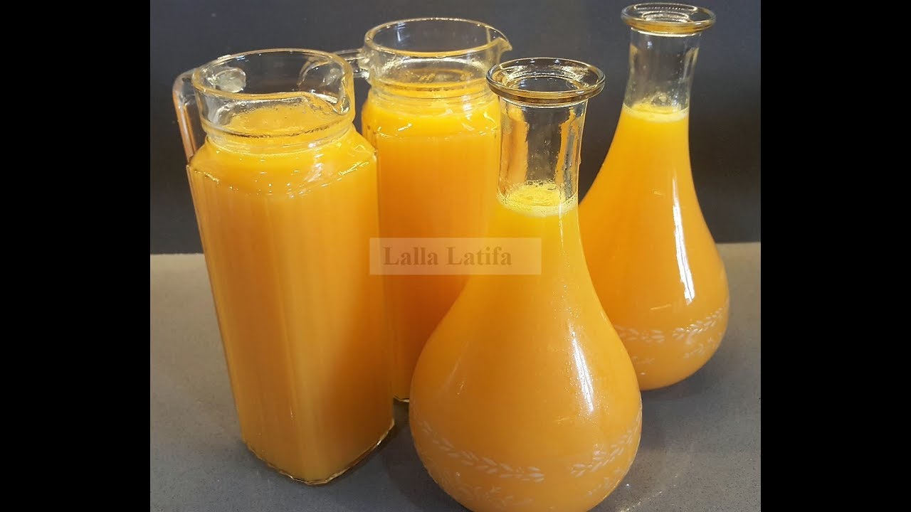 Recette de Jus à la mangue et à l’orange - YouTube