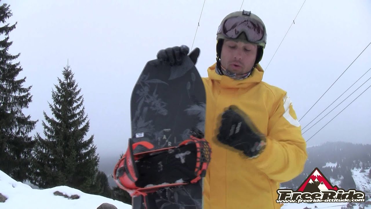 Test Snowboard Ride Helix 2015 - YouTube