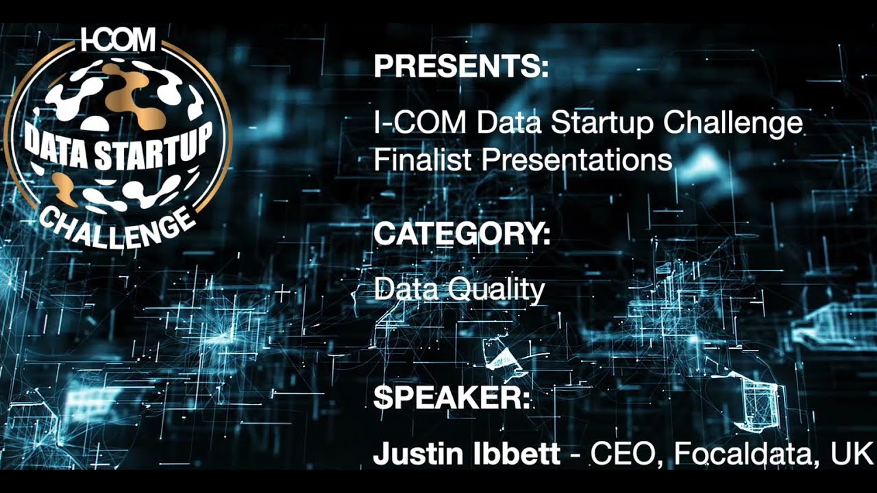 I-COM Data Startup Challenge 2022 / Justin Ibbett - Focaldata - YouTube