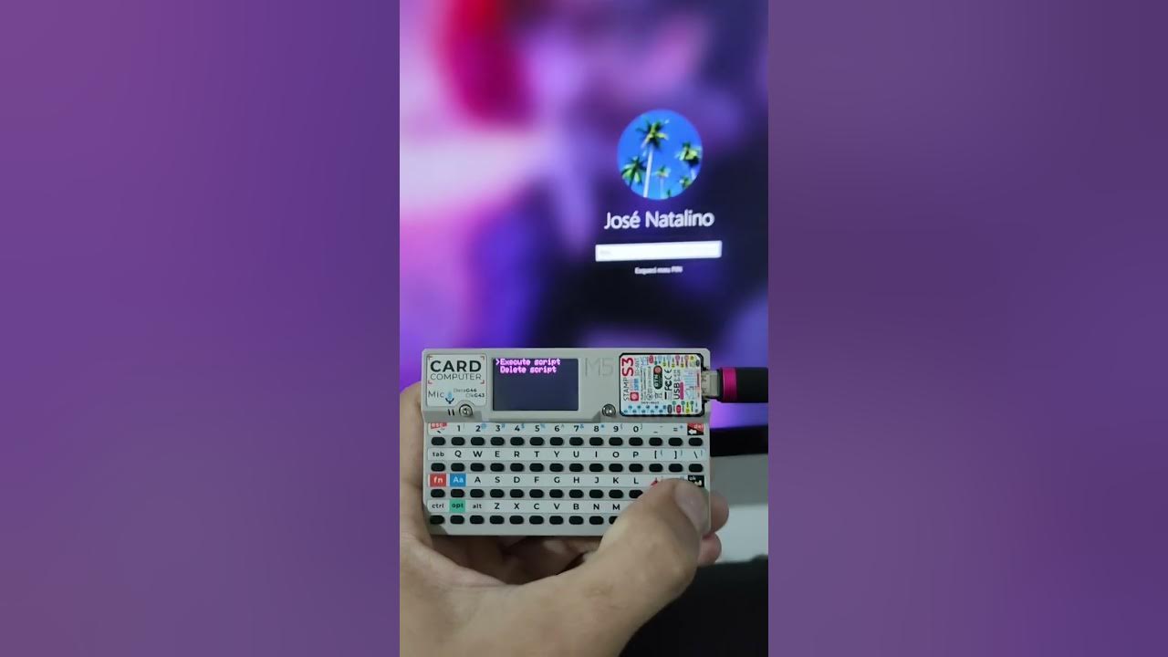 Bad USB usando cardputer - YouTube