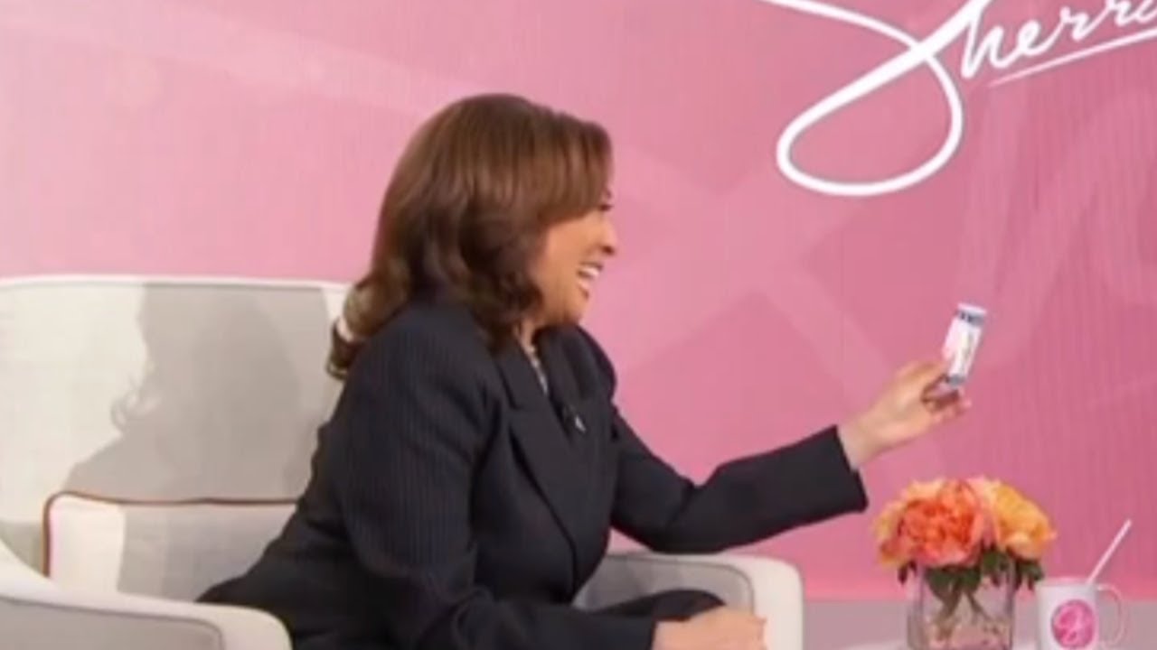 'Not helping': Kamala Harris ‘giggles’ and ‘shakes confectionary’ on ...