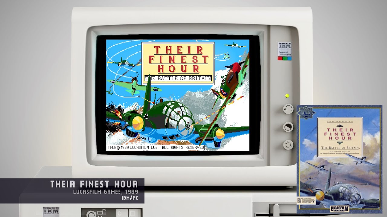 Their Finest Hour: The Battle of Britain - Lucasfilm Games, 1989 - IBM ...
