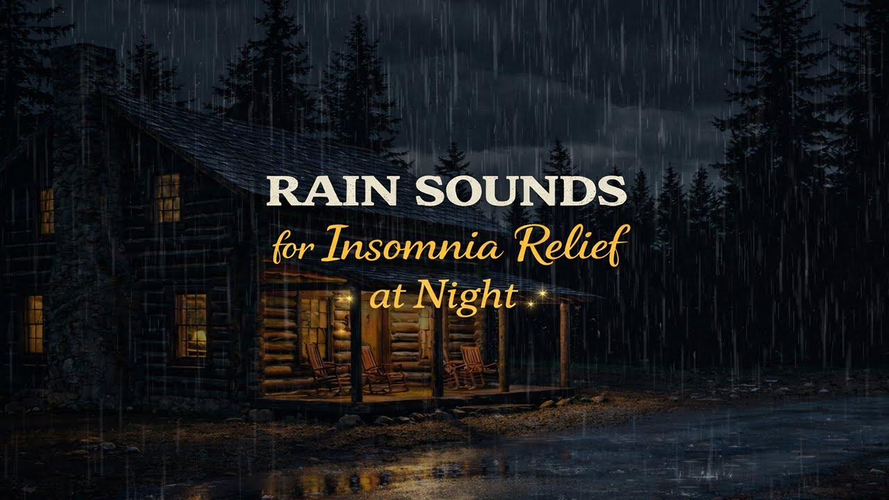 Rain Sounds for Insomnia Relief at Night | Gentle Rain (10 Hours) - YouTube
