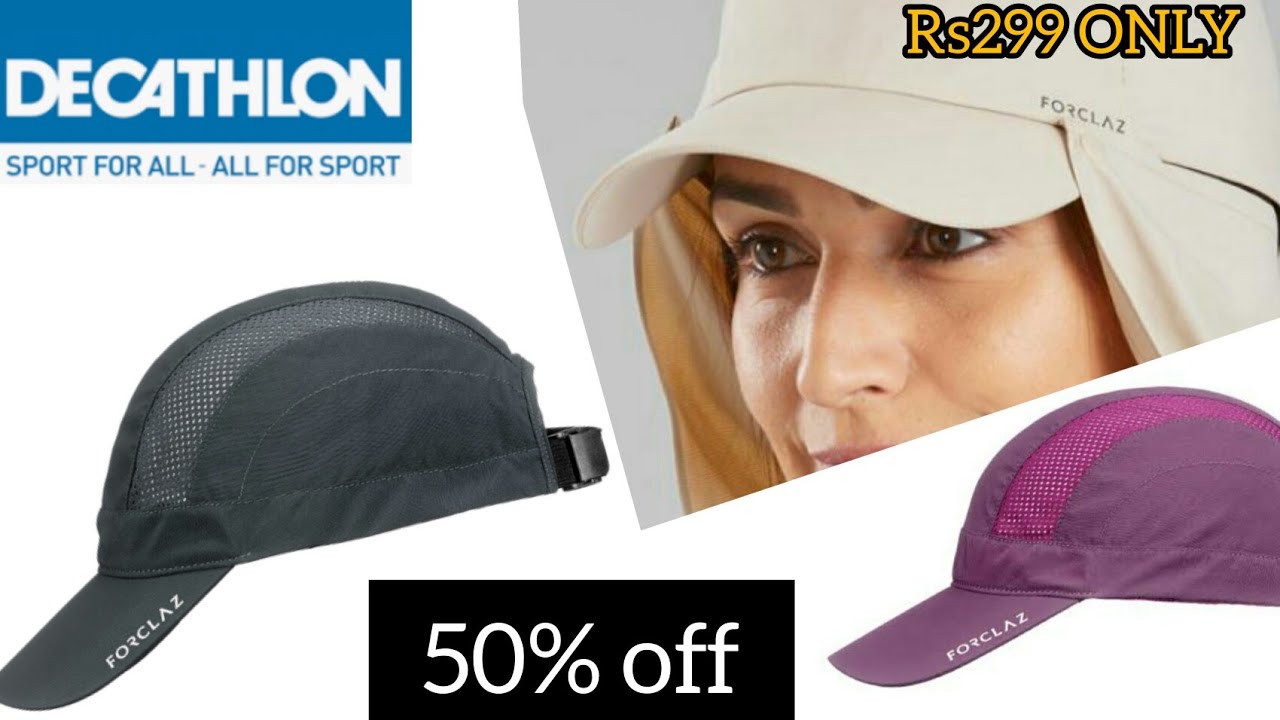 FORCLAZ VENTILATED TREK CAP MT-500 unboxing by #decathlon grey&w colour ...