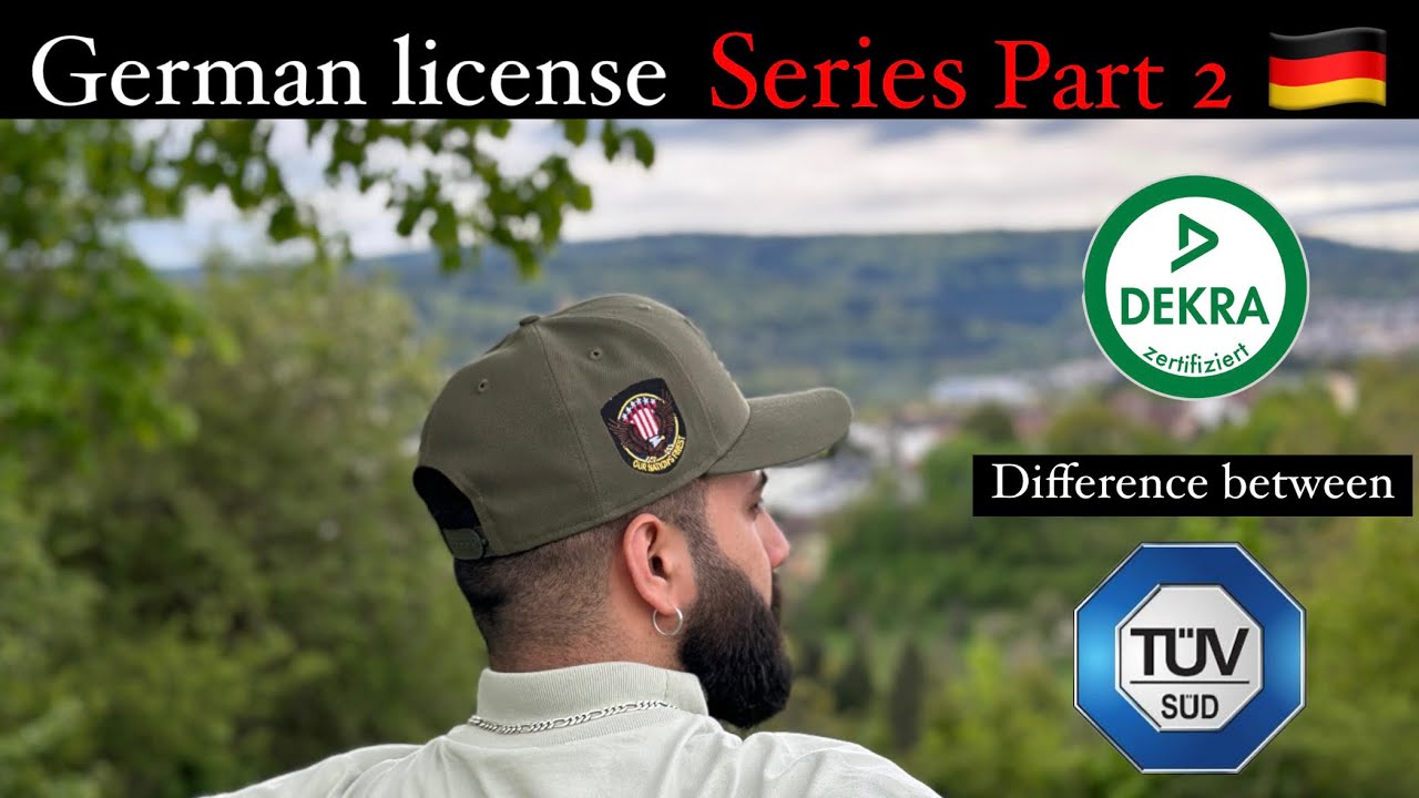 German license series 2nd .. About TÜV or DEKRA |2024 | - YouTube