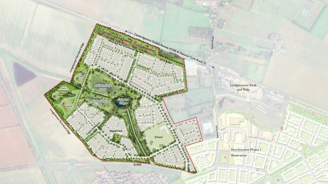 Northstowe Phase 3B Overview - YouTube