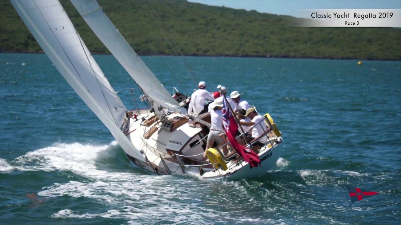Classic Yacht Regatta 2019 Race 3 - YouTube