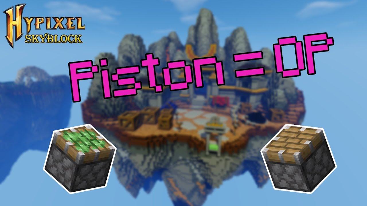 Piston in Hypixel SkyBlock = OverPowered? | Deutsch - YouTube