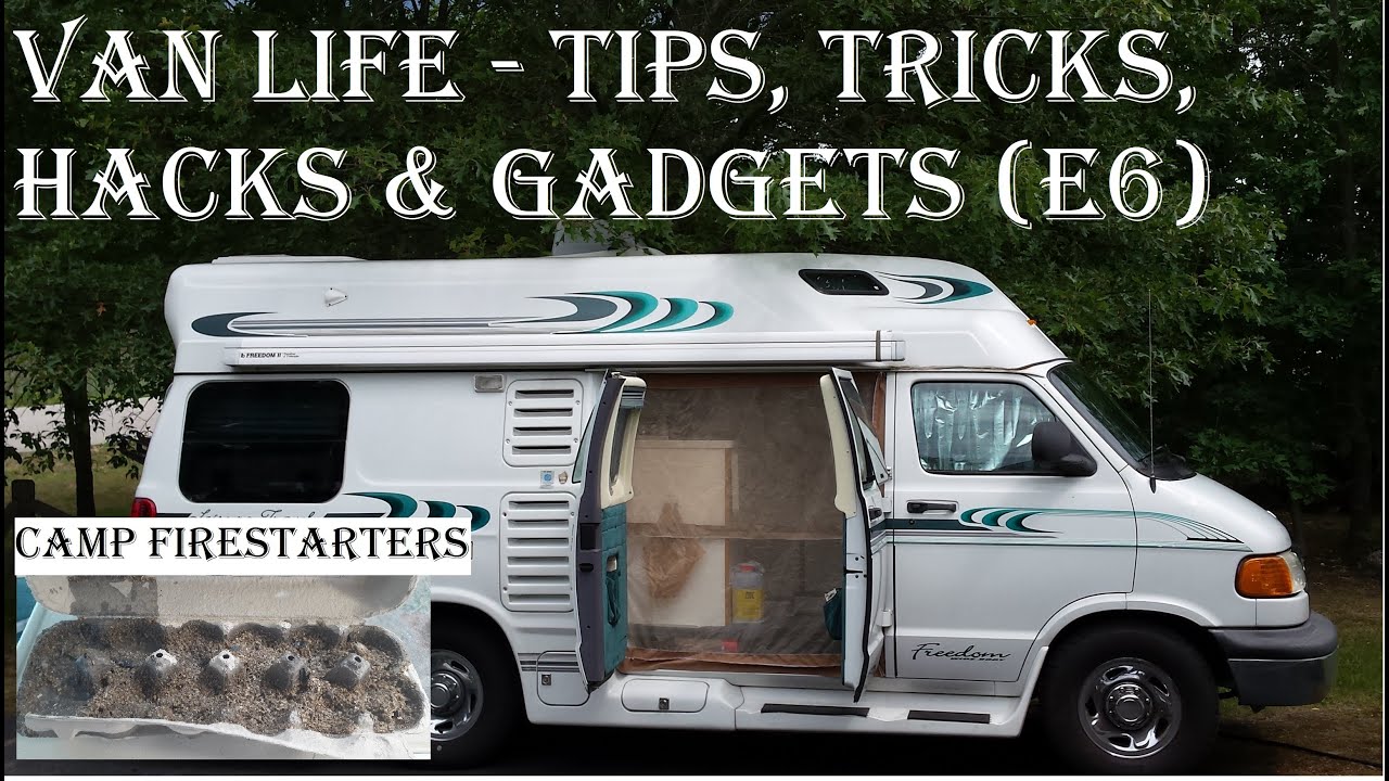 Van Life ~ Tips, Tricks, Hacks & Gadgets (E6) DIY Firestarters - YouTube