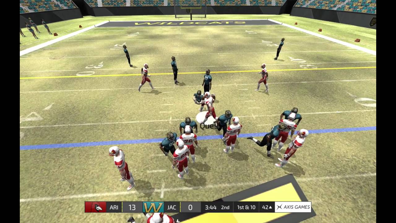 Let's Play Axis Football 2016 Pro difficulty Full Game Franchise Mode ...