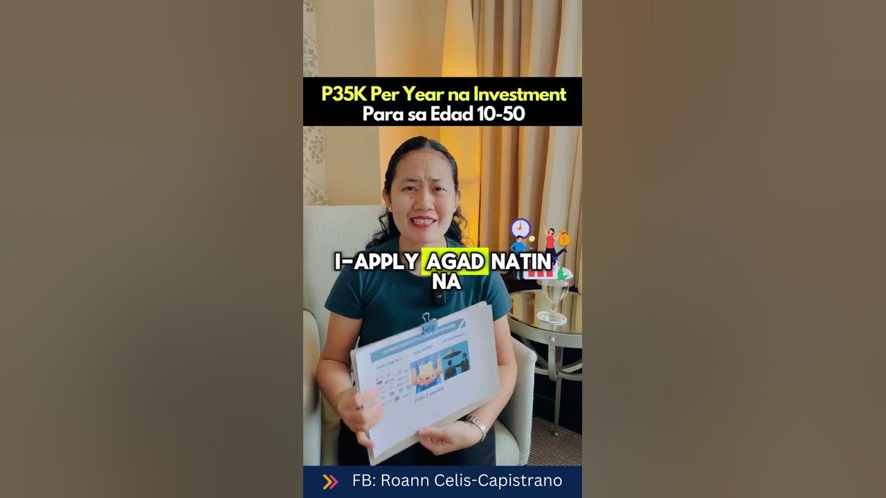 P35K Per Year na Investment Para sa Edad 10-50 - YouTube