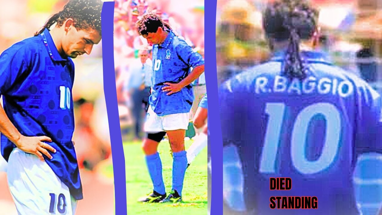 Roberto Baggio The Only Player on Earth Who Died While Standing - YouTube