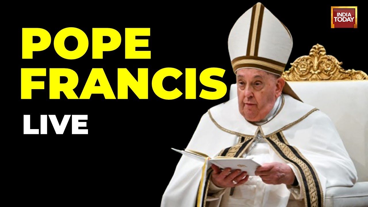 LIVE: Pope Francis Delivers The Angelus Blessing From A Window Of The ...