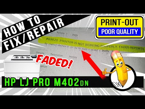 How to Fix Faded Poor Print -Out Quality - YouTube