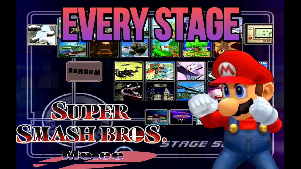 Super Smash Bros. Melee - Every Stage - YouTube
