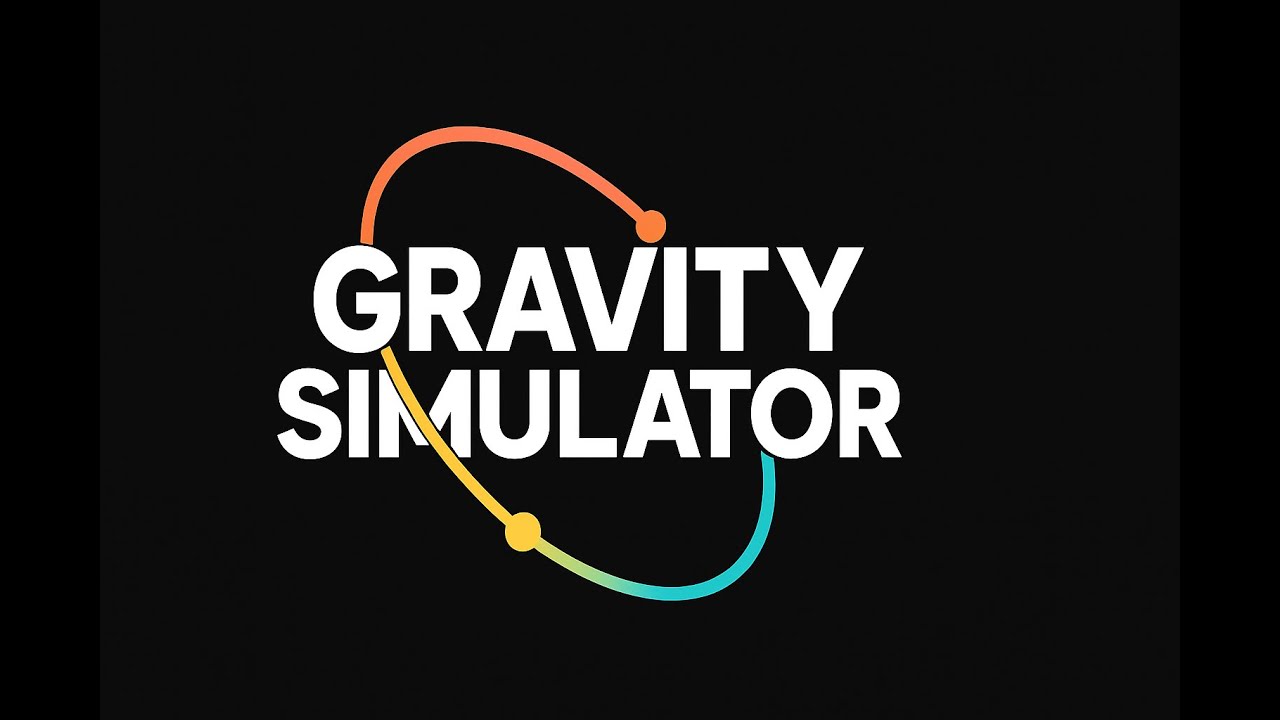 Gravity Simulator Demo - YouTube