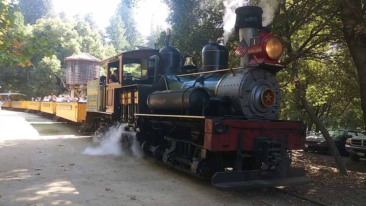 Shay class B locomotive pass by - YouTube