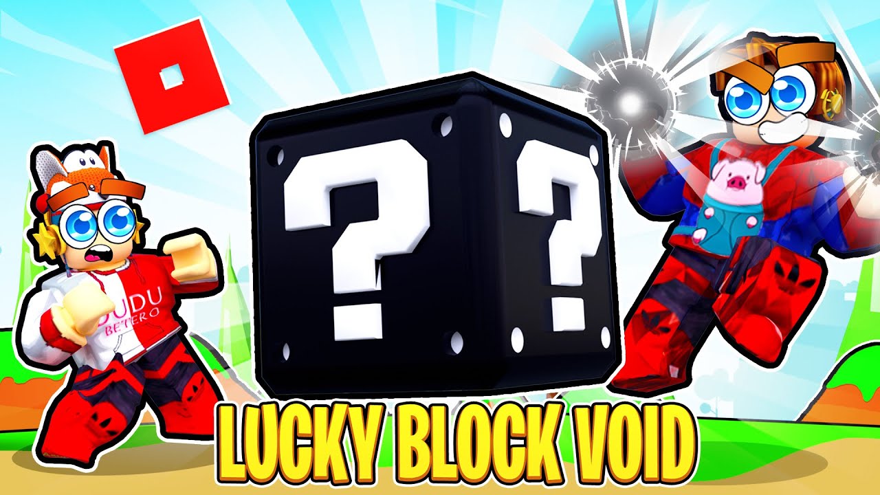Comprei a Lucky Block VOID de Robux😎 LUCKY BLOCKS Battlegrounds Roblox ...