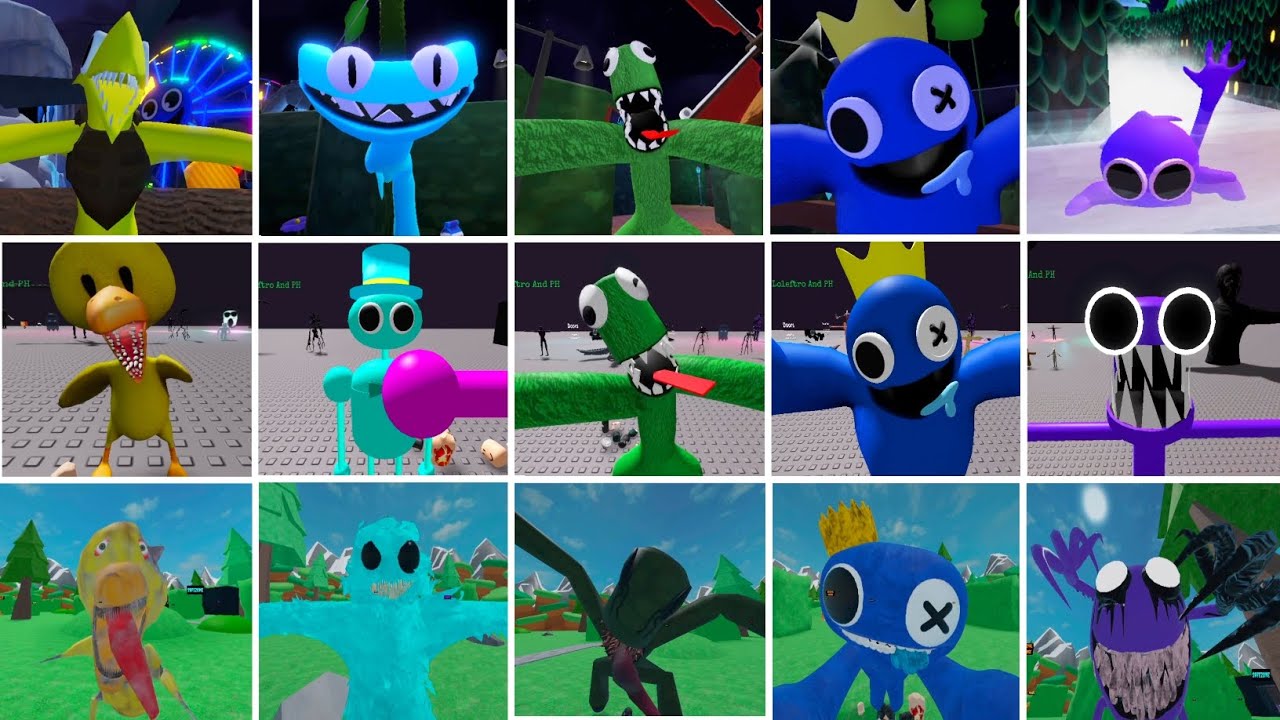 Rainbow Friends Chapter 2 V's Consept V's Hungry Rainbow Friends ...