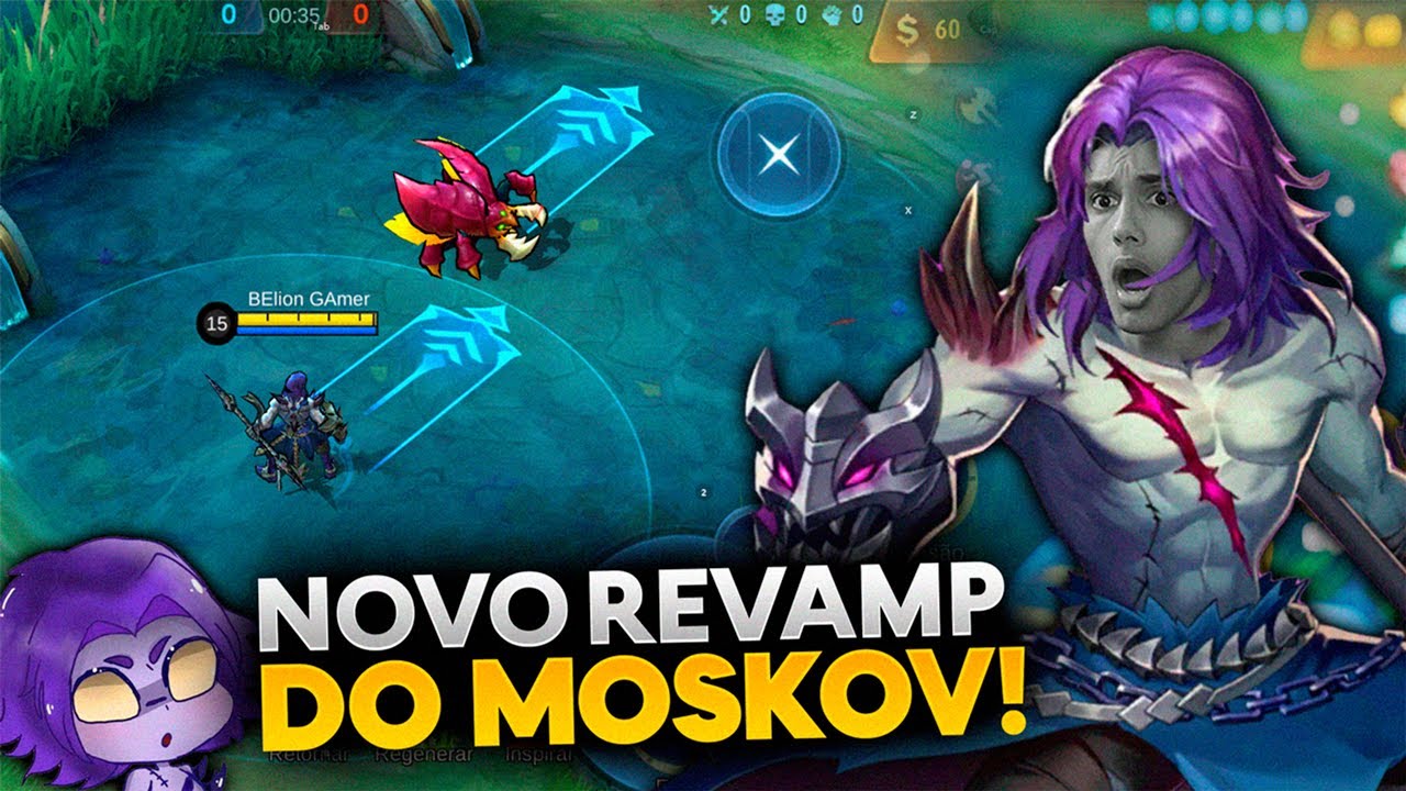 NOVO REVAMP DO MOSKOV! 𝗧𝗘𝗟𝗘𝗣𝗢𝗥𝗧𝗘 𝗡𝗔 𝗨𝗟𝗧𝗜𝗠𝗔𝗧𝗘! MOBILE LEGENDS - YouTube