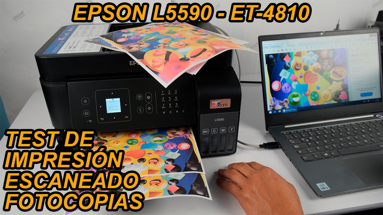 Impresora🖨️Epson L5590 ET-4810 | Pruebas de velocidad y calidad de ...