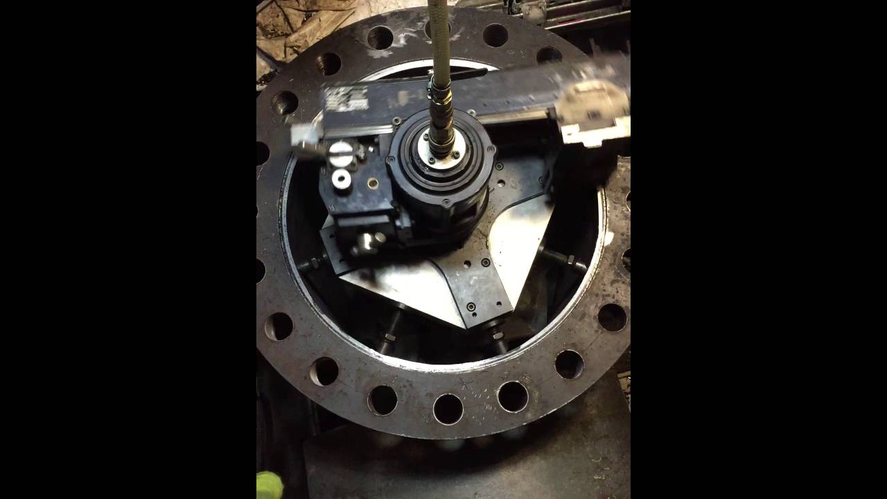 usinage de bride - YouTube
