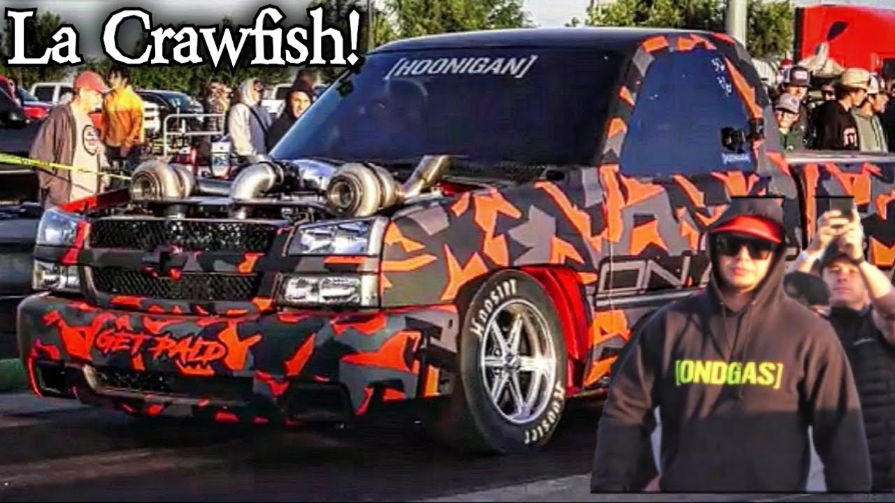 OnDGas La Crawfish Twin Turbo Truck!!! - YouTube