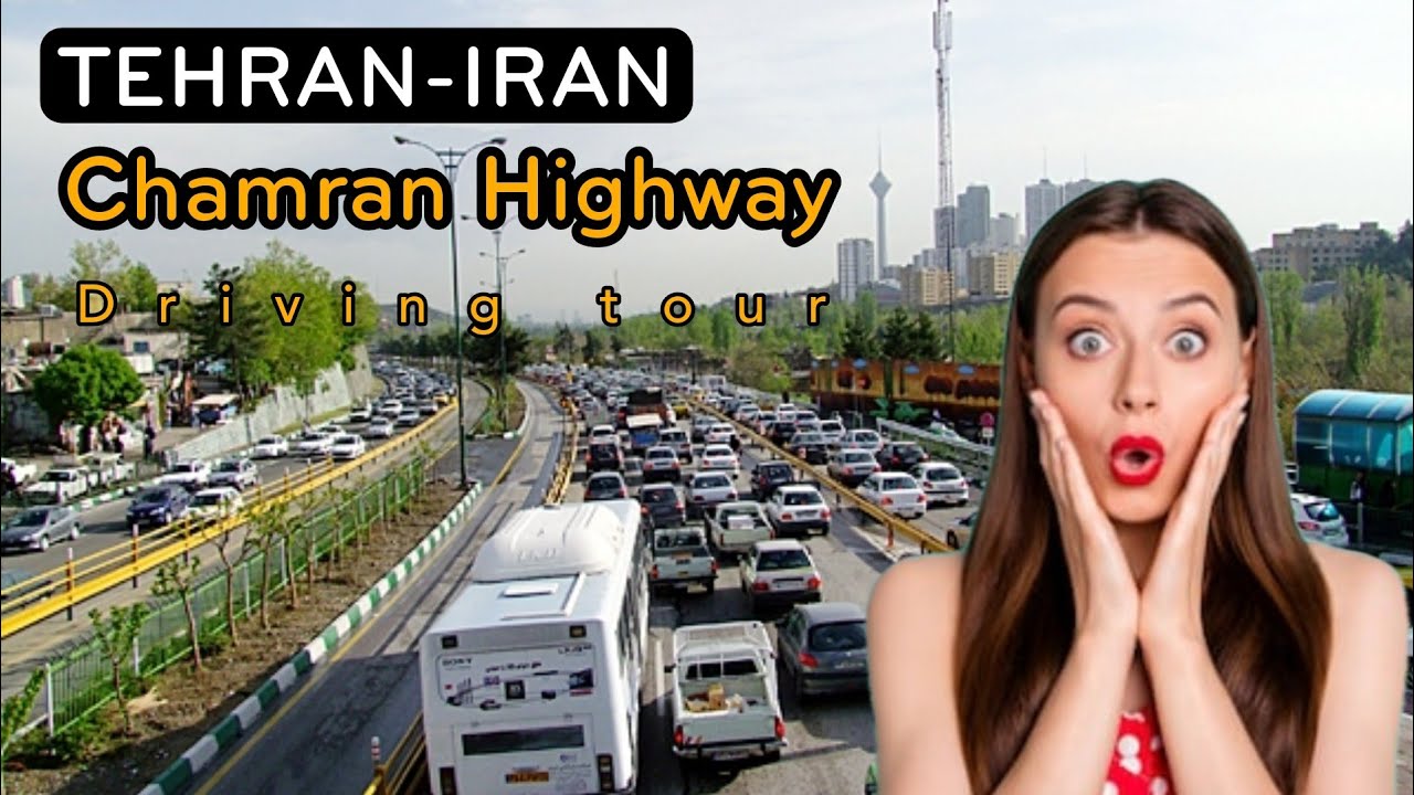 Tehran 2022 - North to south of Tehran - Sunset of Chamran highway ...