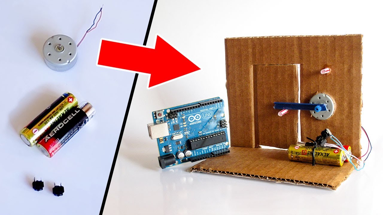 Using an electric motor to lock a door. Proof of concept prototype 🚪⚙️ ...