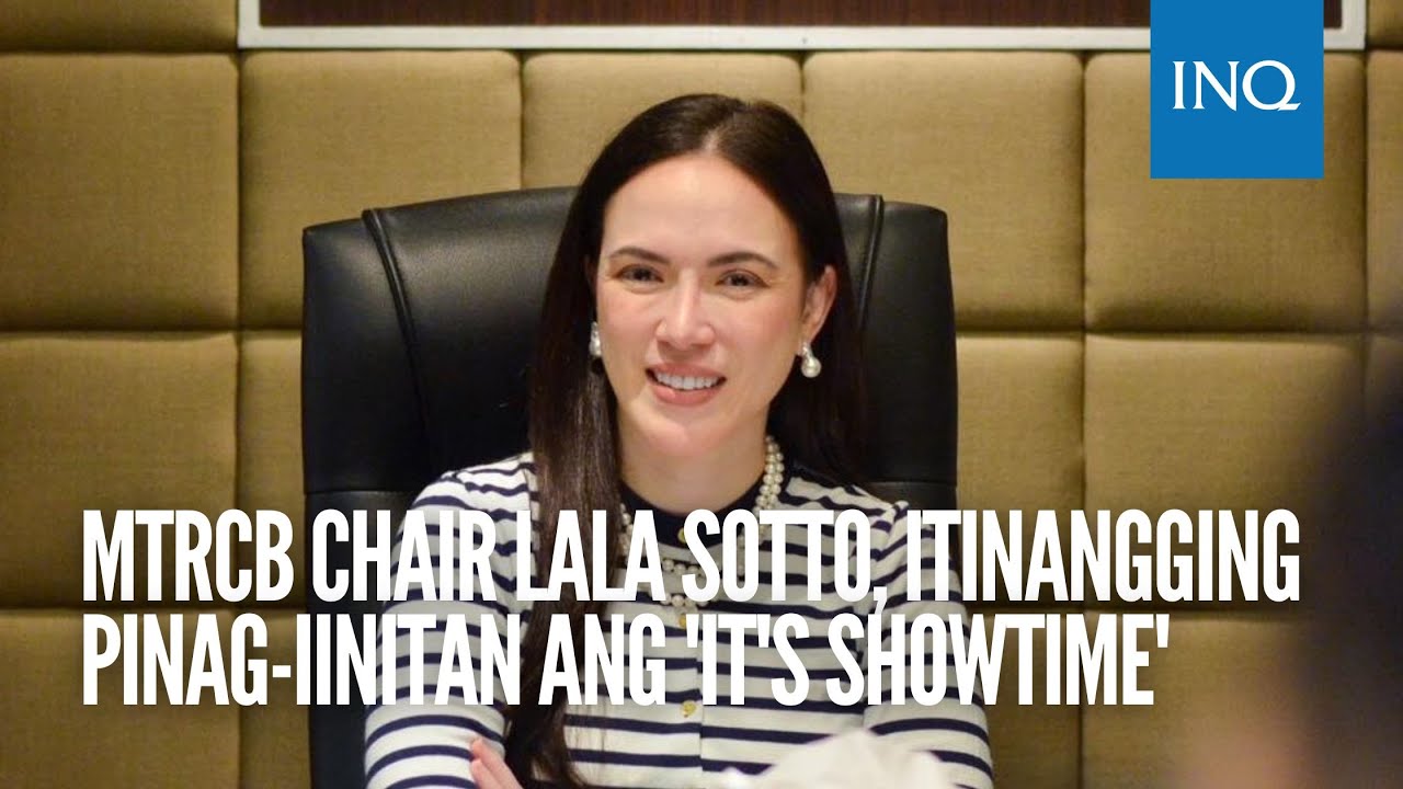 MTRCB chair Lala Sotto, itinangging pinag-iinitan ang 'It's Showtime ...