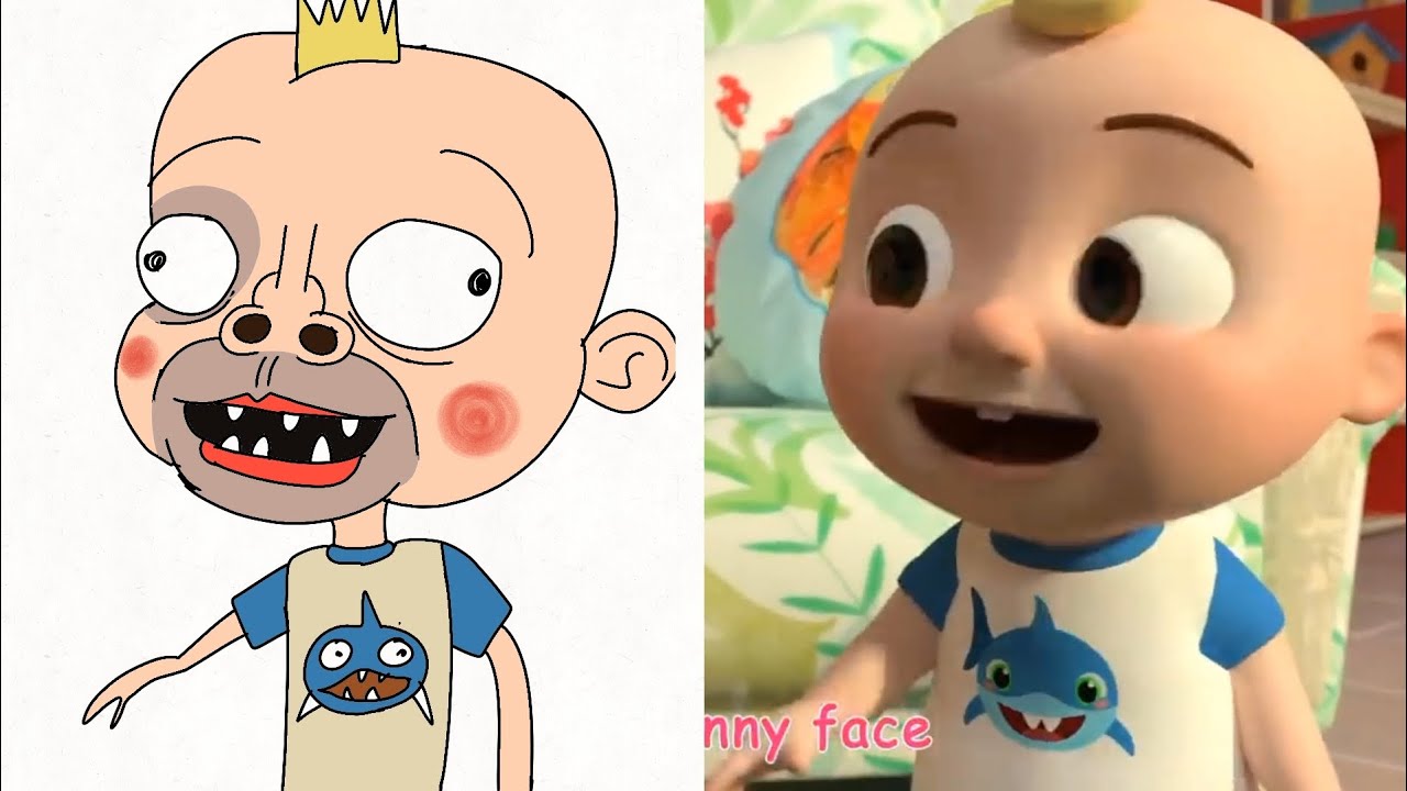 Funny face song Cocomelon / Drawing meme kid song - YouTube