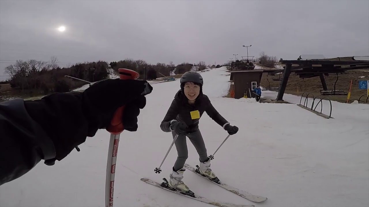 Mount crescent skiing 181224 - YouTube