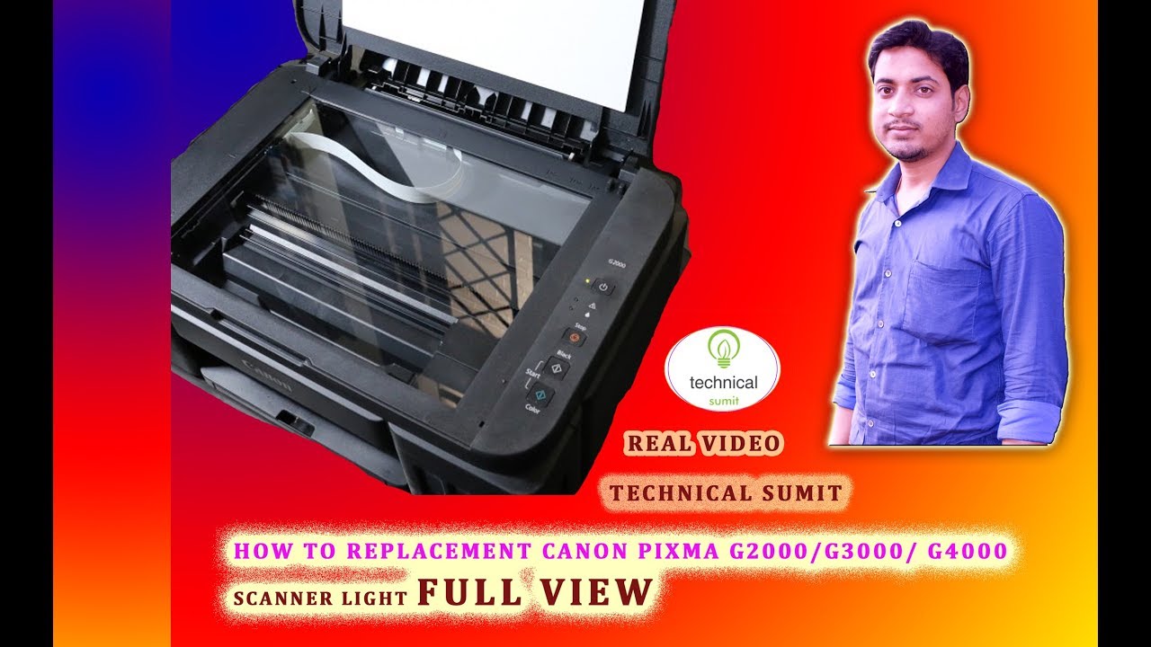 CANON G2000 / G3000 / G4000 SCANNER REPLACEMENT || स्कैनर प्रतिस्थापन ...