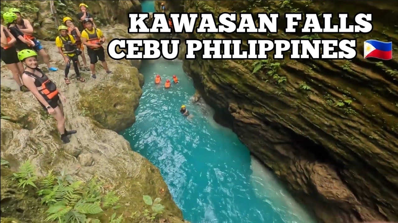 Kawasan Falls, Cebu - CLIFF JUMPING & CANYONEERING - ITS A MUST! - YouTube