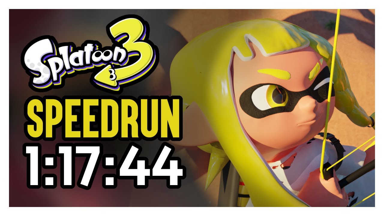 Splatoon 3 Any% (Story Mode) Speedrun in 1:17:44 - YouTube