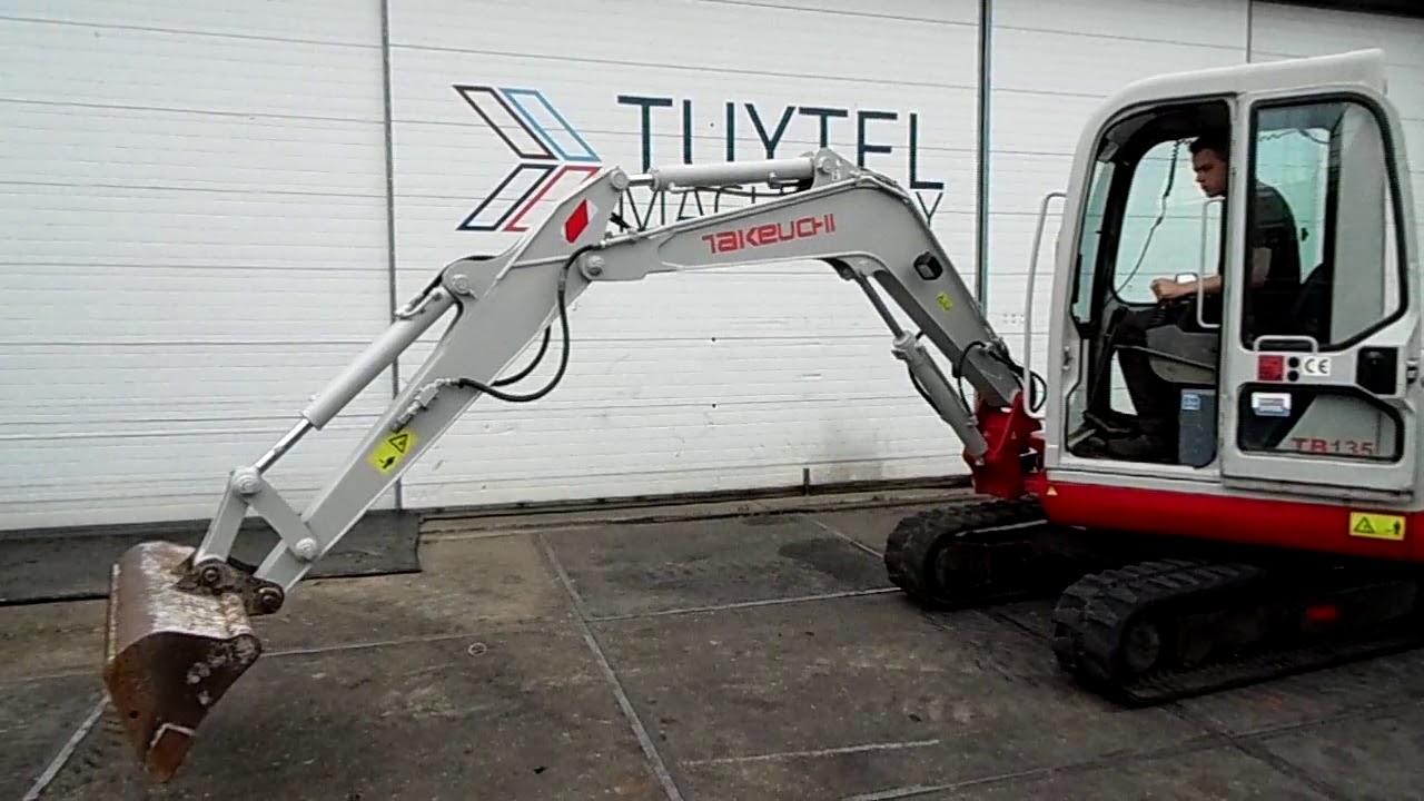 Takeuchi tb135, 10.990 uur, bj 2002 - YouTube