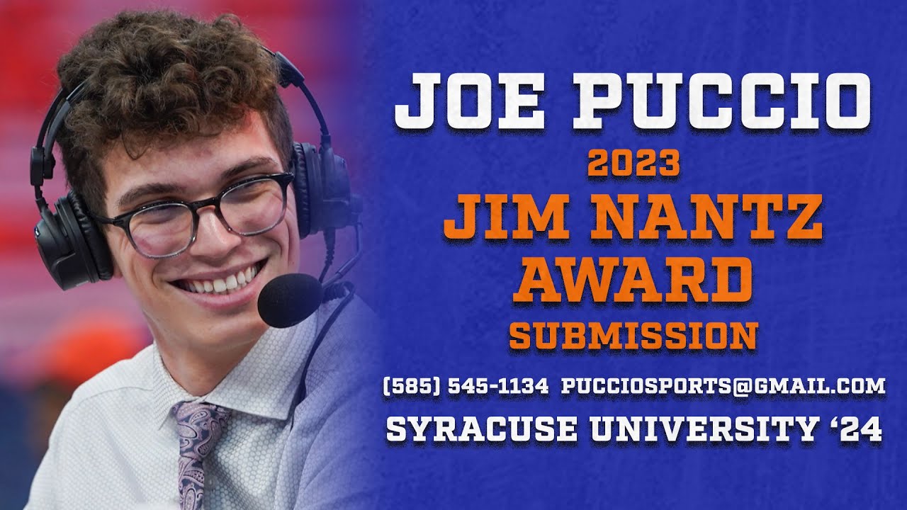 Joe Puccio - 2023 Jim Nantz Award Submission - YouTube