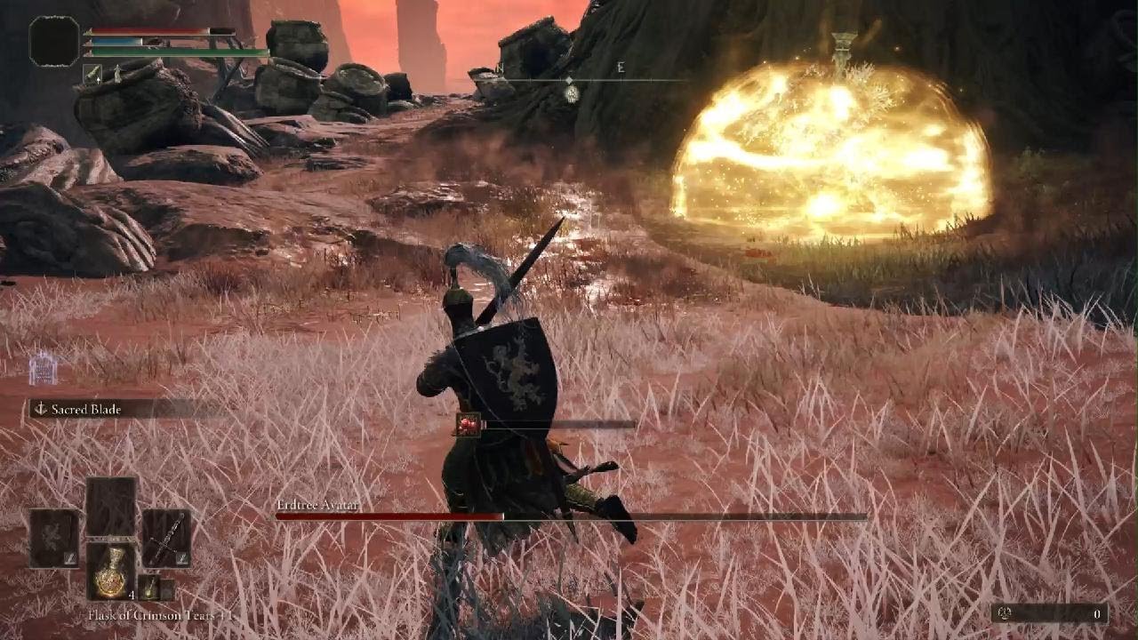 ELDEN RING - Erdtree Avatar (Scarlet Rot) Boss Melee [PS5] - YouTube