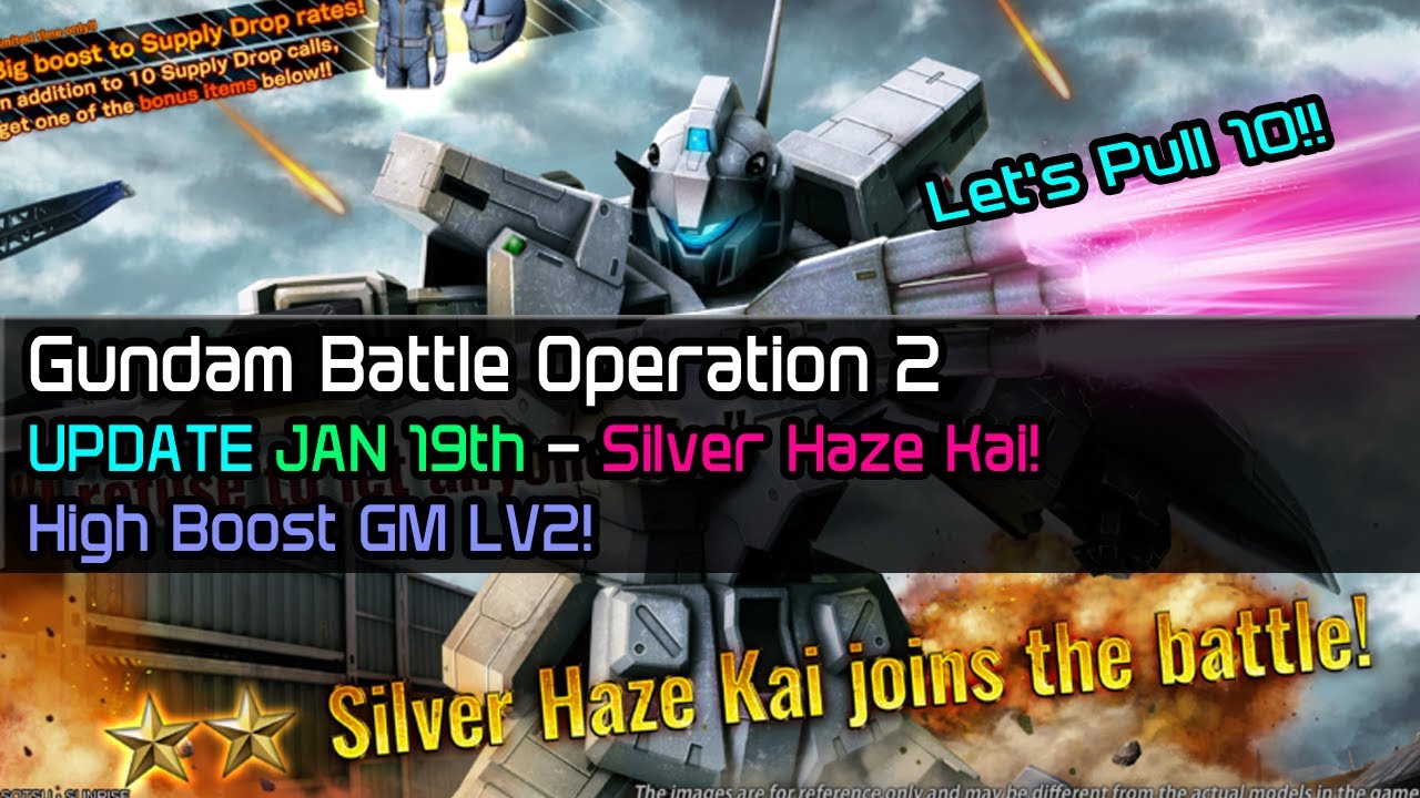 Gundam Battle Operation 2 UPDATE 1/19 - Silver Haze Kai, High Boost GM ...