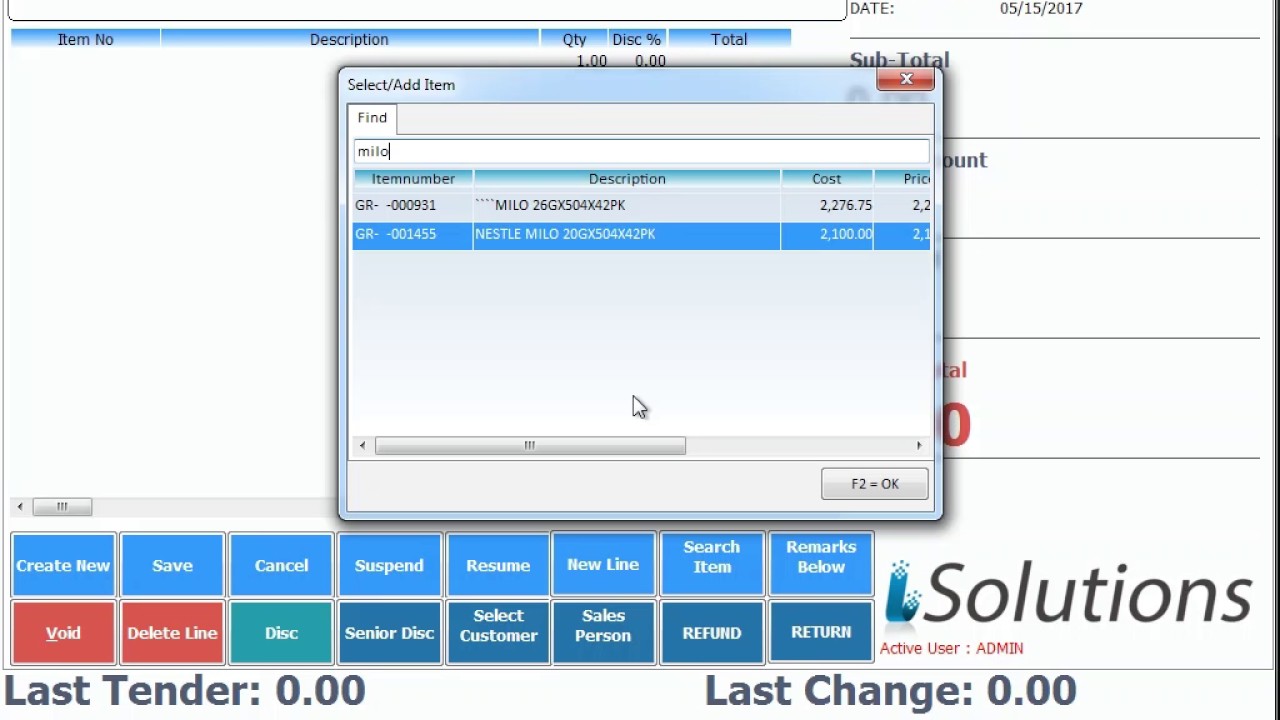 Cashier - Basic Transaction Walk In - YouTube