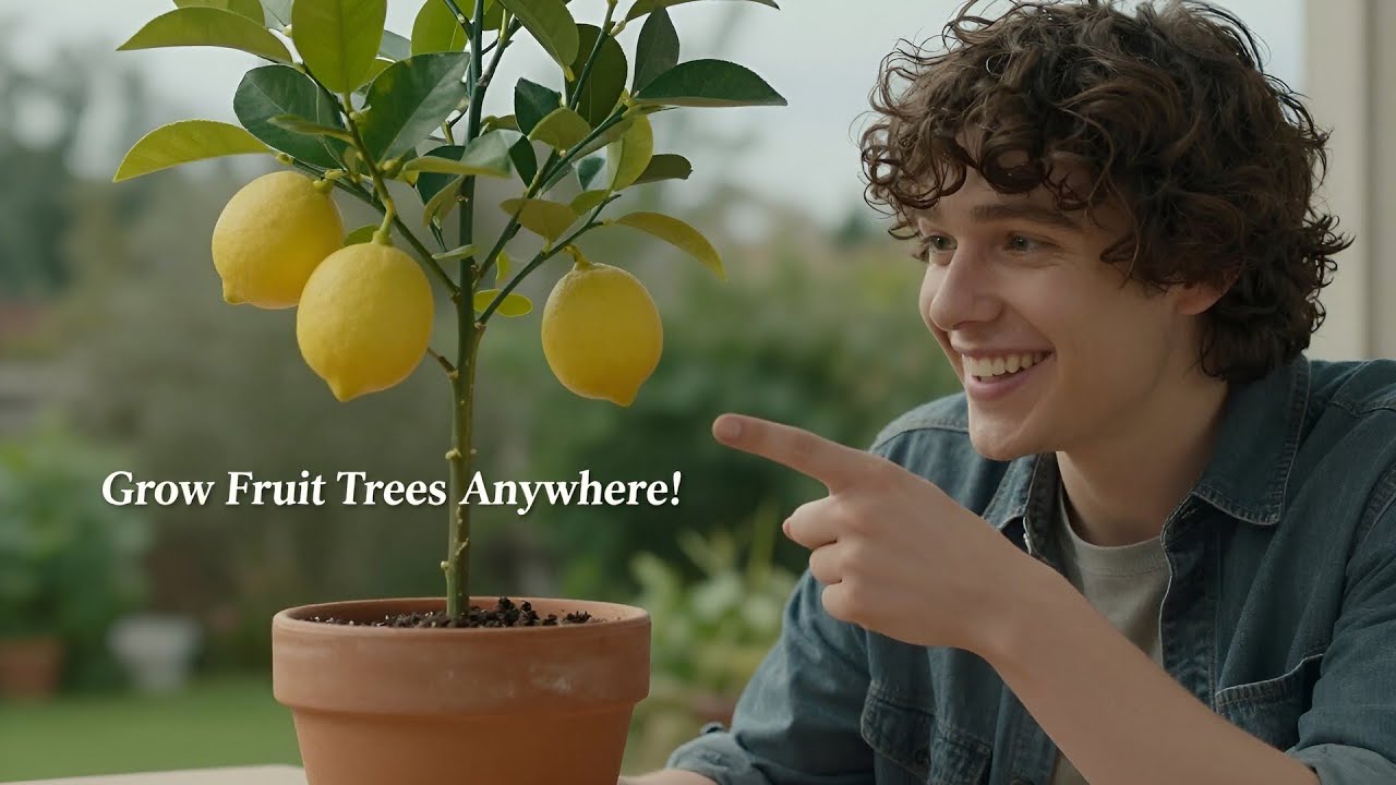 8 Fruit Trees You Can Grow In Pots At Home : Container Gardening For ...