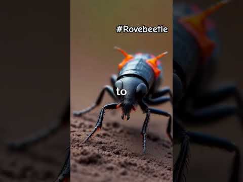 Rove Beetle #rovebeetle #animal #facts #wildlife #nature #beetle