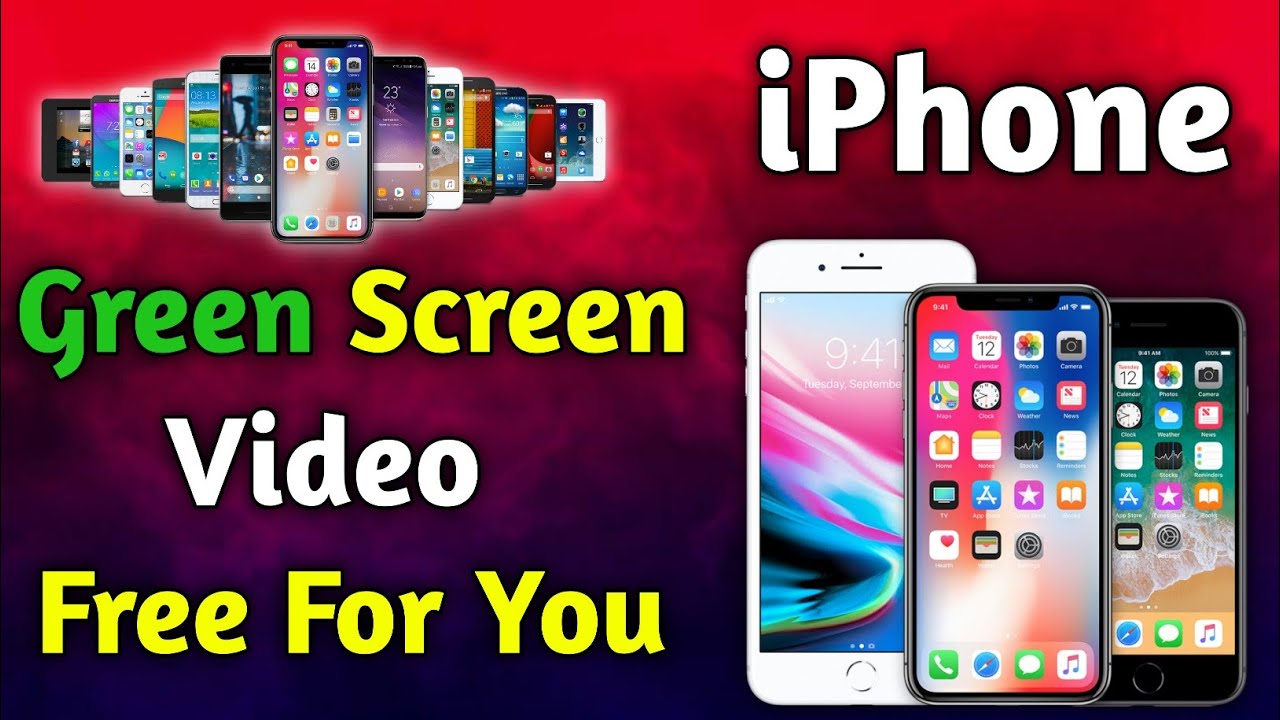 iPhone Green screen frame | mobile frame green screen | - YouTube