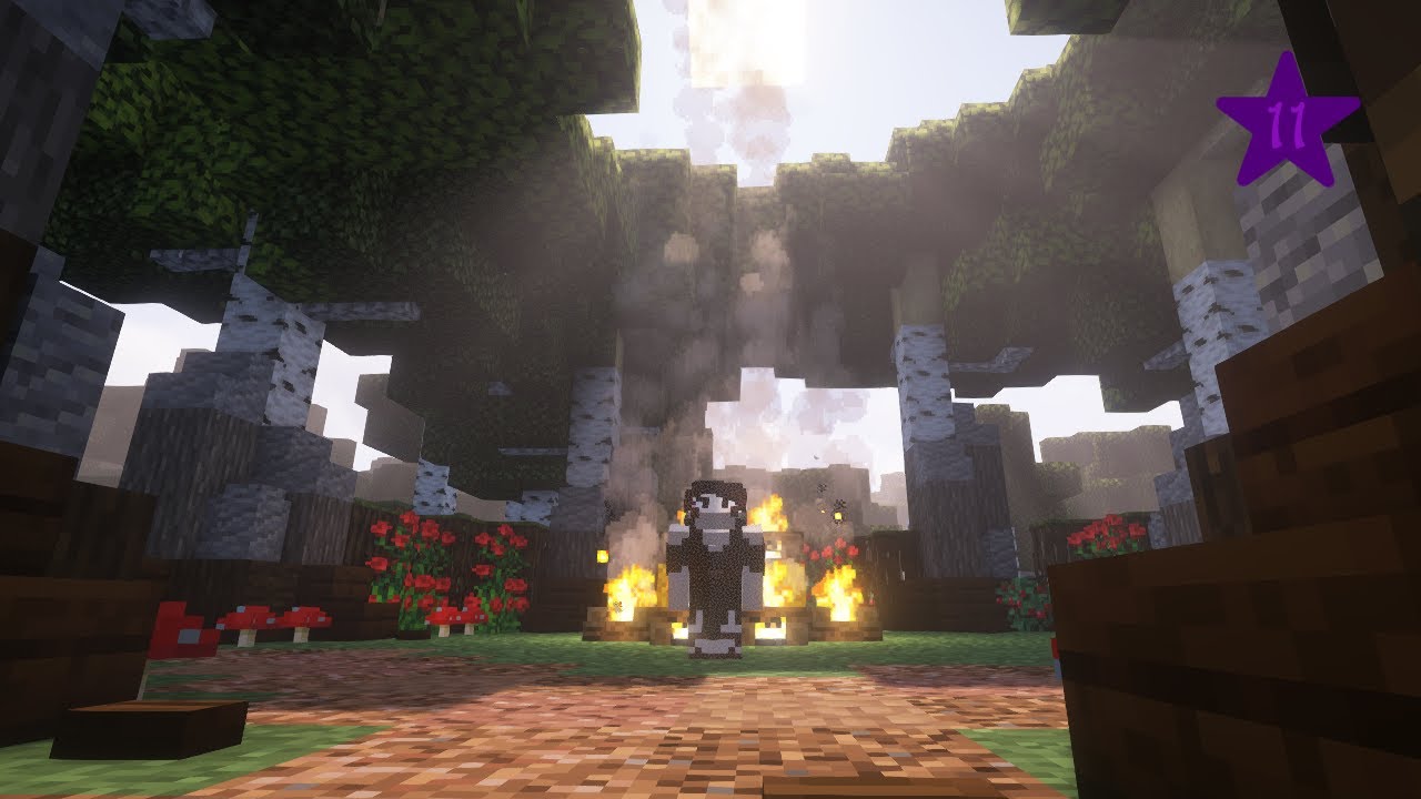 Completing the interior of the Sacred Grove, and a triple funeral ...