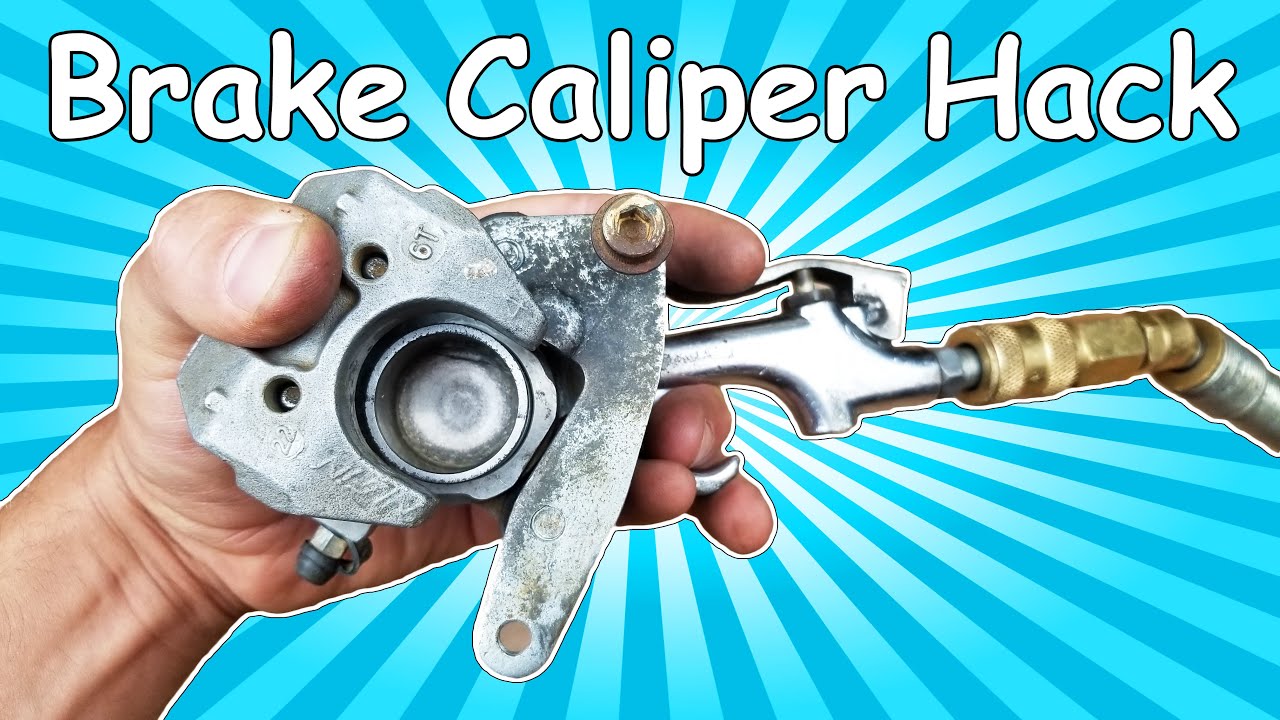 Hack To Disassemble Brake Caliper Pistons - YouTube