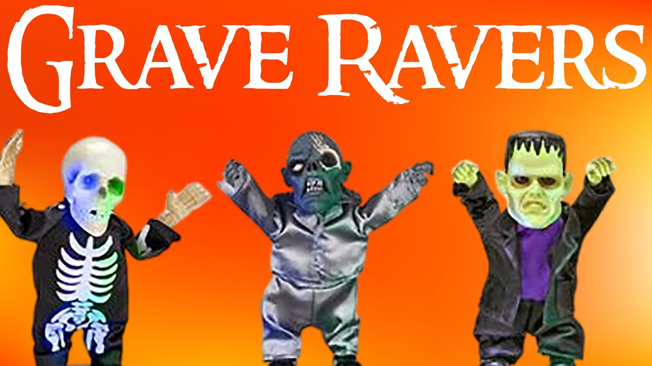 (Outdated) My Gemmy Grave Raver Collection - YouTube