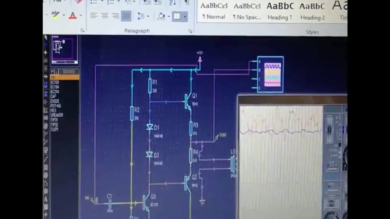 Cheap Audio Amplifier Class B audio Amplifier with Proteus Simulation ...