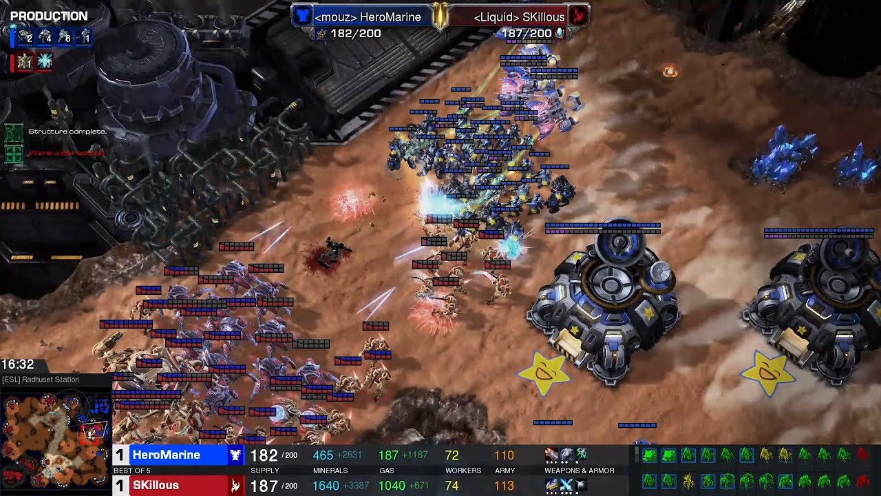 Starcraft II HomeStory Cup XXIV 2023 Dec3 HeroMarine(T) v SKillous(P ...